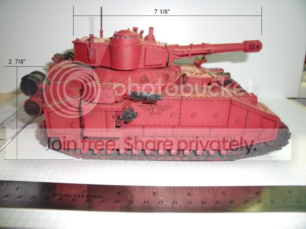 Baneblade measurements | Warhammer 40k Forum and Wargaming Forums