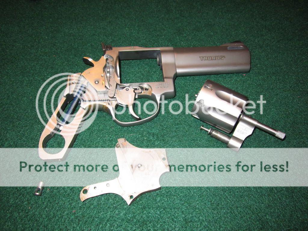 DIY Hobby Gunsmithing: Trigger Job... Taurus Model 627ss .357 Mag ...