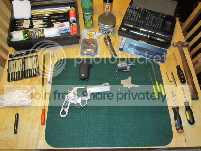 DIY Hobby Gunsmithing: Trigger Job... Taurus Model 627ss .357 Mag ...