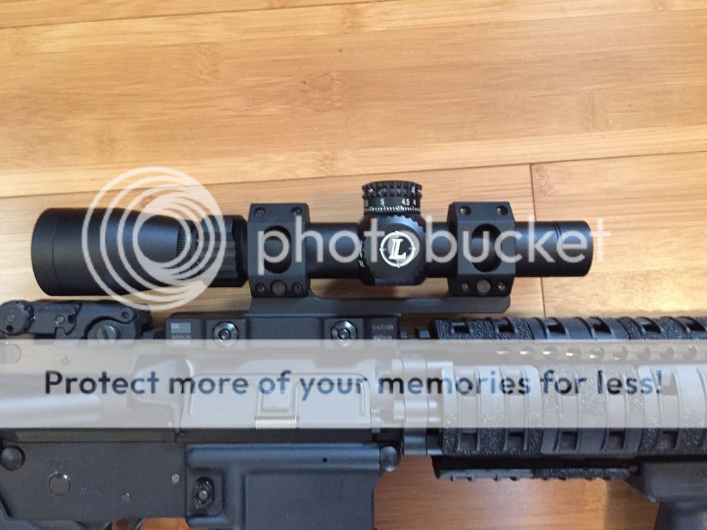 Leupold Mark AR 1.5-4X20 Firedot SPR reticle w/ American Defence Mount ...